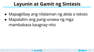 PPT_FPL 11_12 Q1 0401_Kahulugan, Layunin, at Gamit ng Sintesis.pptx