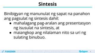 PPT_FPL 11_12 Q1 0402_Mga Uri ng Sintesis.pptx