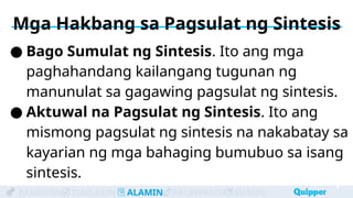 PPT_FPL 11_12 Q1 0403_Mga Hakbang sa Pagsulat ng Sintesis.pptx