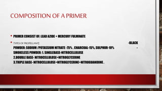 ammunition and its classification | PPTX