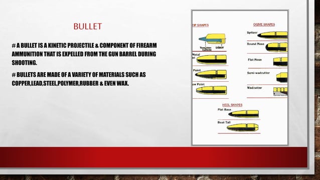ammunition and its classification | PPTX | Arms & Ammunition | Sensitive Topics