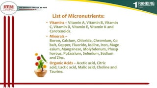 food ingredients and its type | PPTX