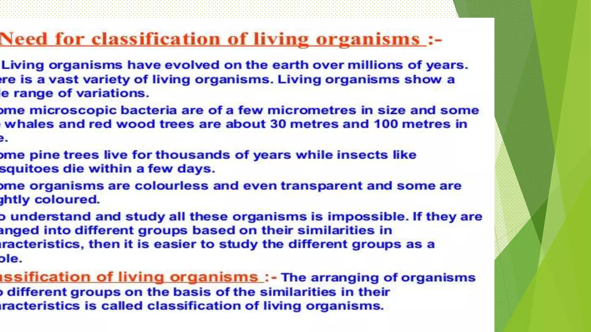 PPT FULL DIVERSITY IN THE LIVING ORGANISMS.pptx