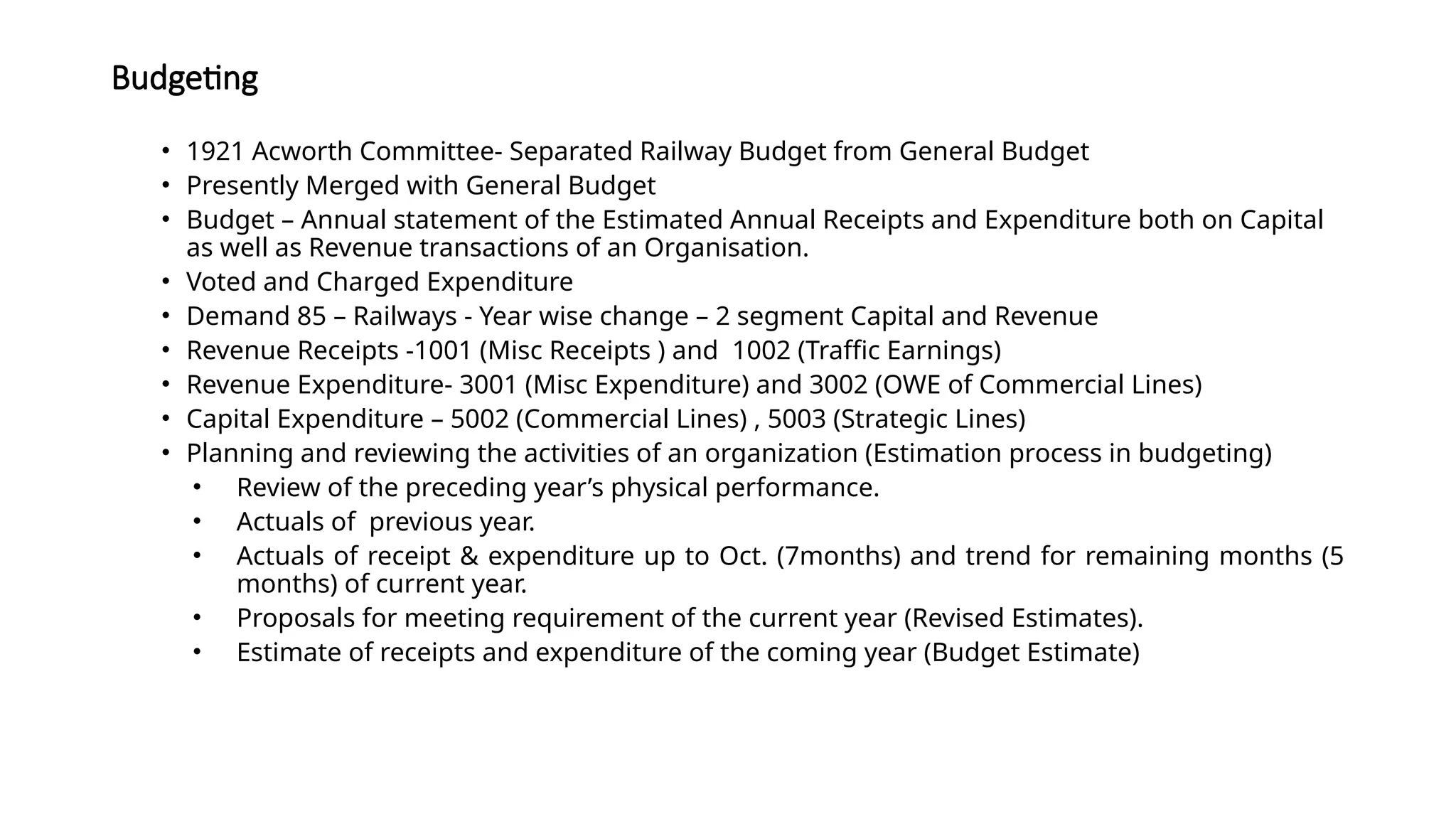 Functions of Finance dept in indian railways | PPTX