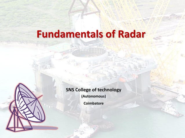 Ppt Fundamentalsof Radar 1 Pdf