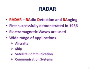 Ppt fundamentalsof radar (1) | PDF