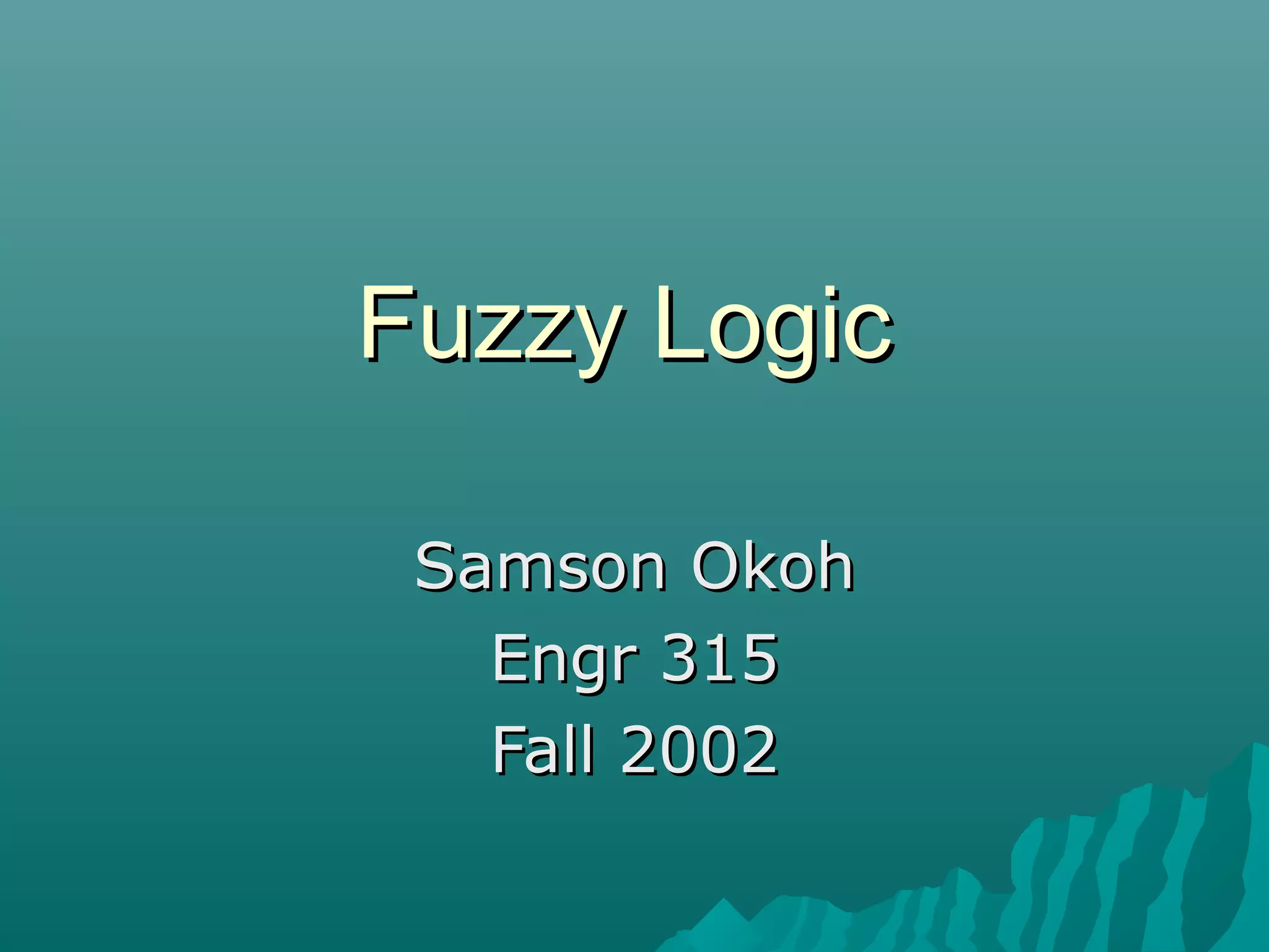 Ppt fuzzy 3 final presentation (1) | PPT