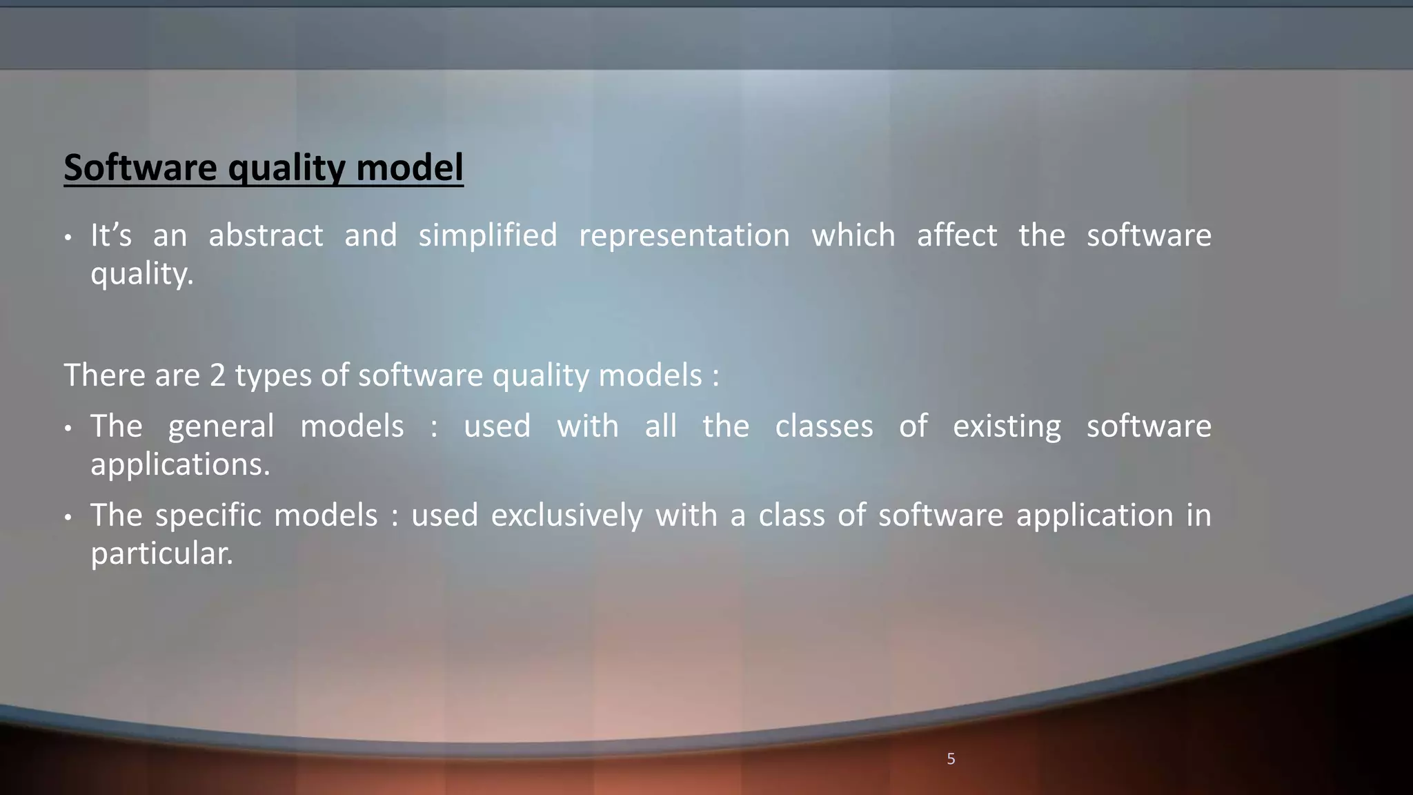 comparative study software quality models | PPTX