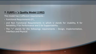 comparative study software quality models | PPTX