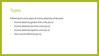 income elasticity of demand | PPTX | Commodities | Economy