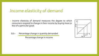 income elasticity of demand | PPTX
