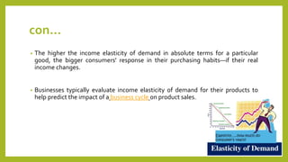 income elasticity of demand | PPTX