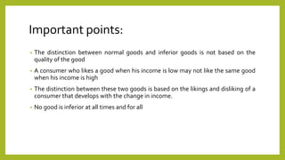 income elasticity of demand | PPTX