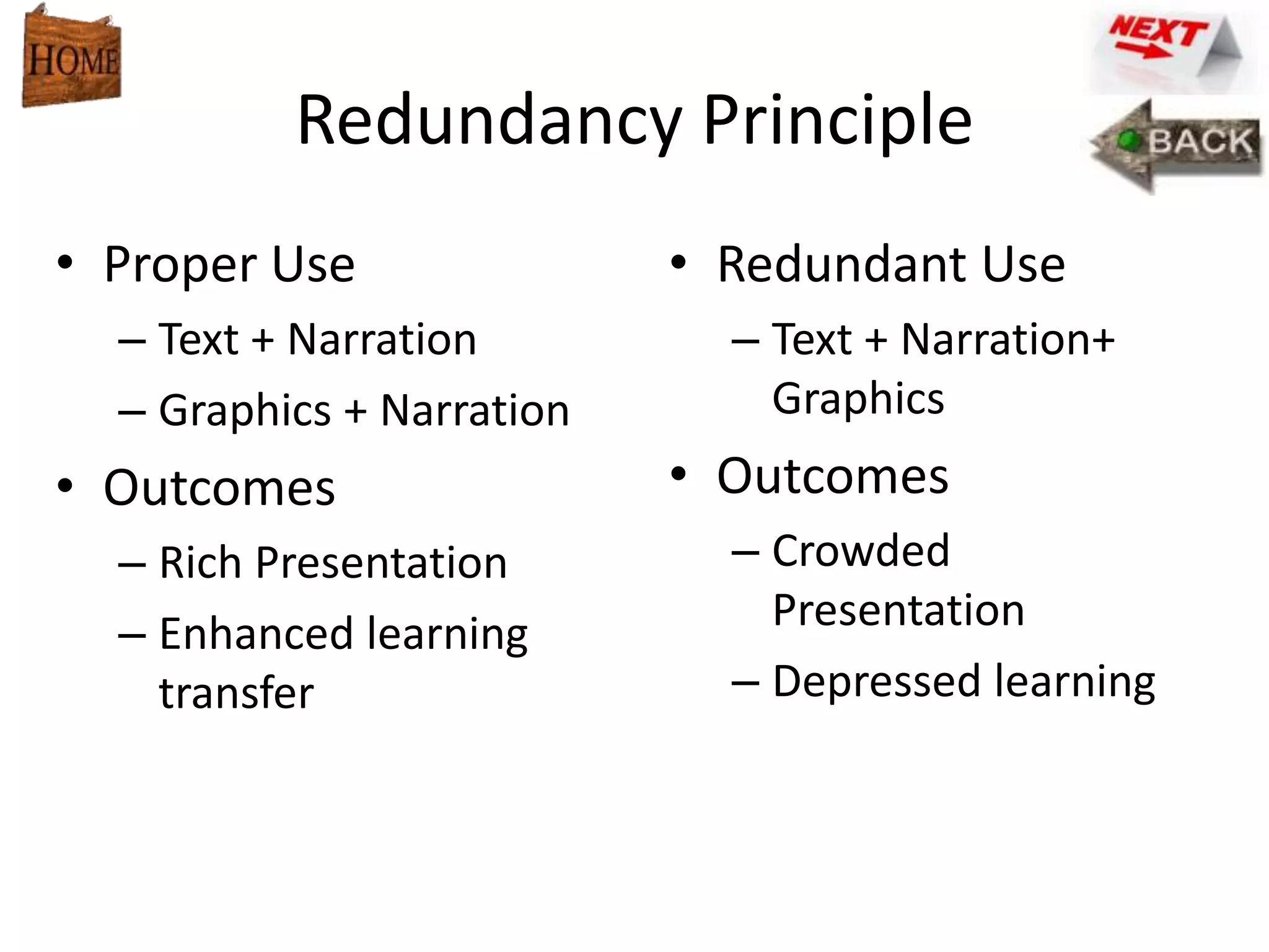 The Redundancy Principle | PPTX