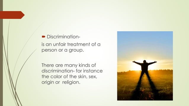 Ppt g ander discrimination | PPT