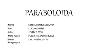 PARABOLOIDA | PPT