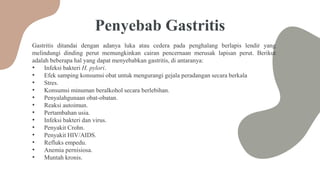 ppt gastritis dan tifoid layanan kesehatan | PPTX