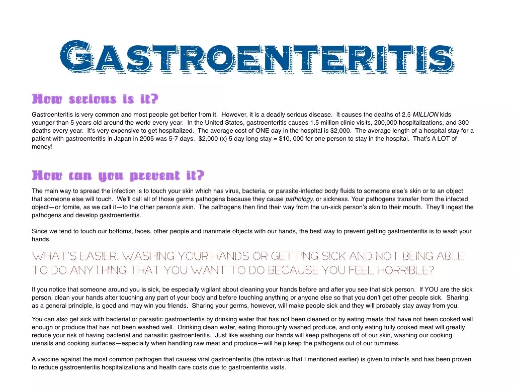 PPT gastroenteritis | PPT