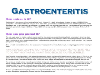 PPT gastroenteritis | PPT