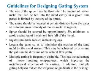 GATING SYSTEM PPT | PPTX