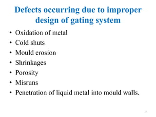 GATING SYSTEM PPT | PPTX