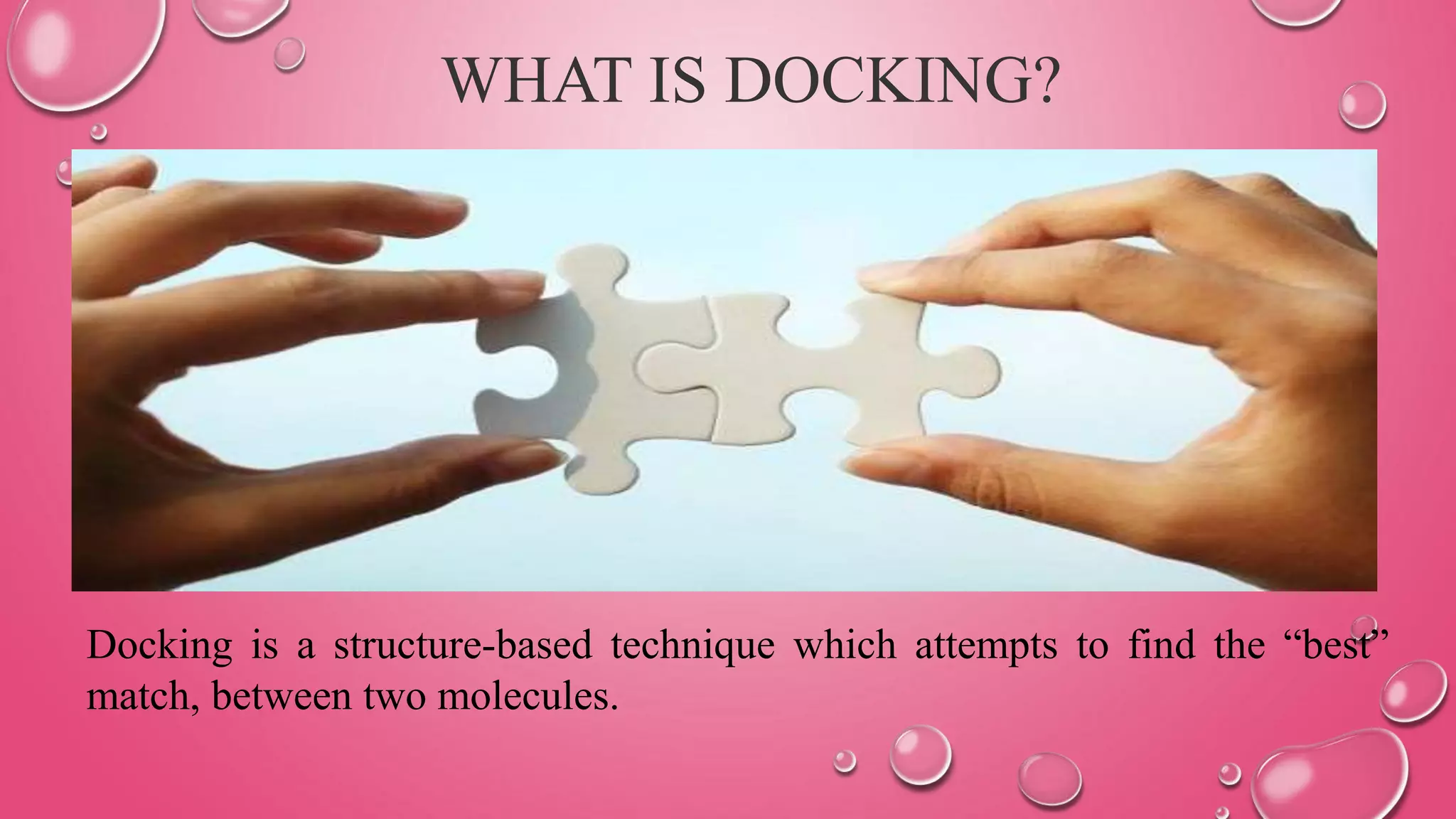 molecular docking its types and de novo drug design and application and ...