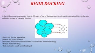 molecular docking its types and de novo drug design and application and softwares | PPTX