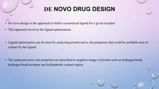 molecular docking its types and de novo drug design and application and ...
