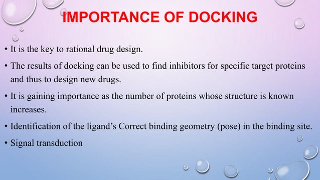 molecular docking its types and de novo drug design and application and ...