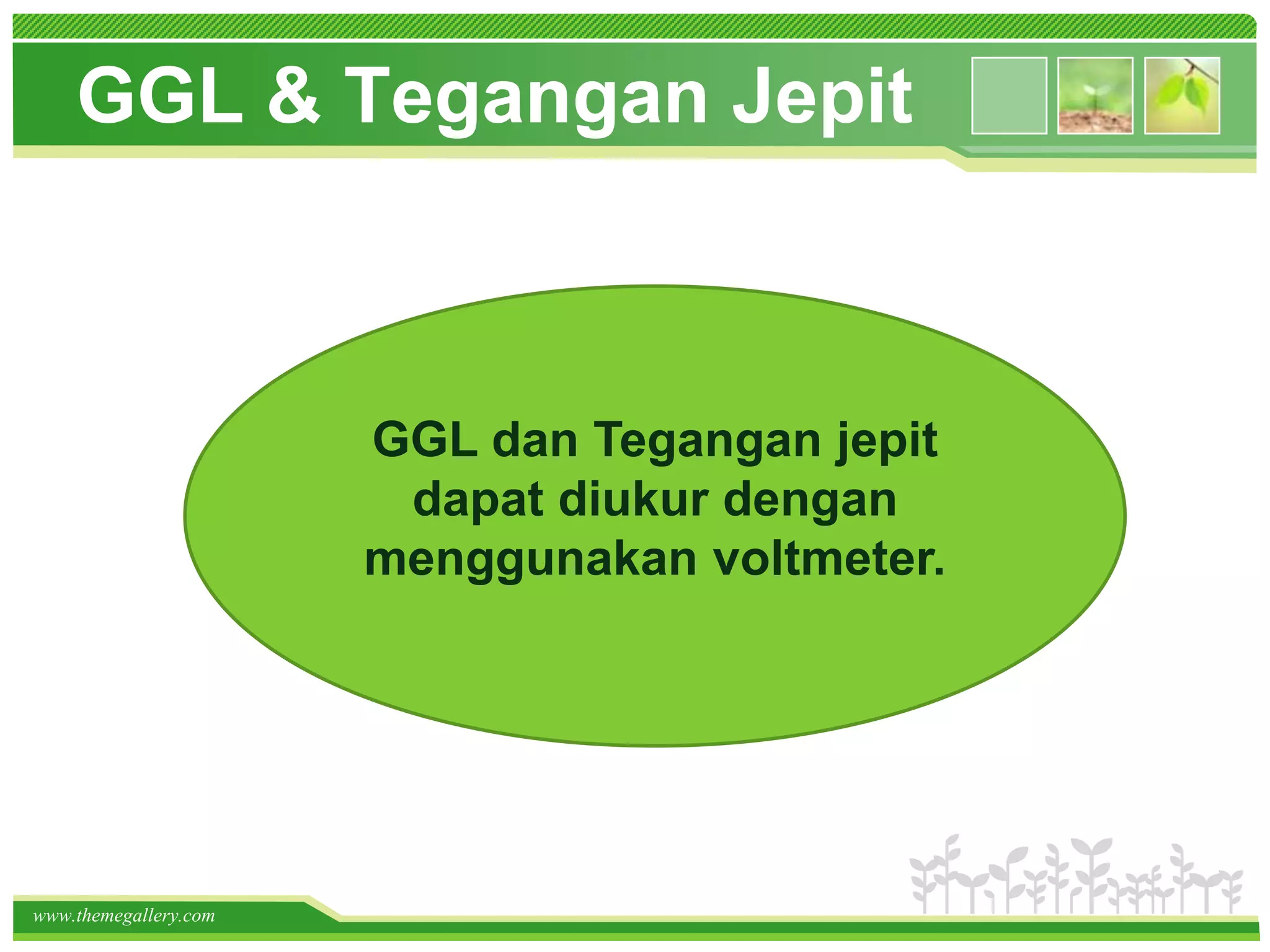 Ppt gaya gerak listri dan tegangan terminal | PPTX