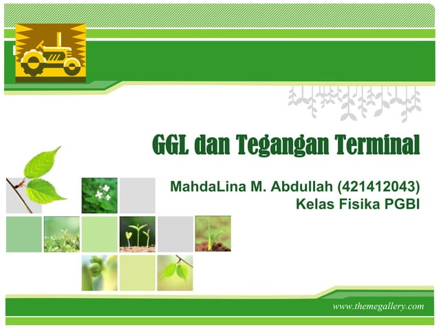 Ppt Gaya Gerak Listri Dan Tegangan Terminal Ppt