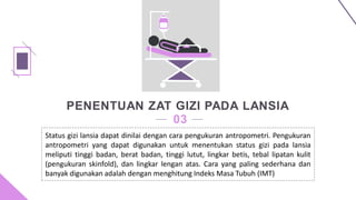 GIZI PADA LANSIA | PDF