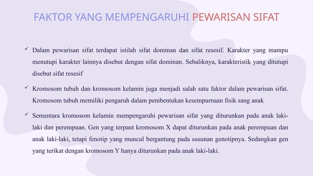 PPT GENETIKA TANAMAN. Genetika tanaman adalah cabang ilmu biologi yang ...