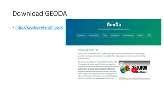 PPT Analisis spasial data kesehatan masyarakat dengan Geoda Risky.pptx