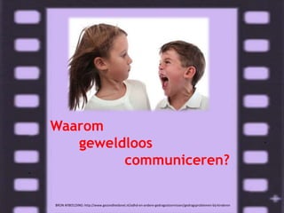 Ppt geweldloze communicatie in scene | PPT