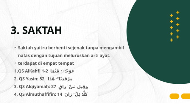 materi ilmu tajwid bagaian wakof wal ibtida dan ghorib | PPTX