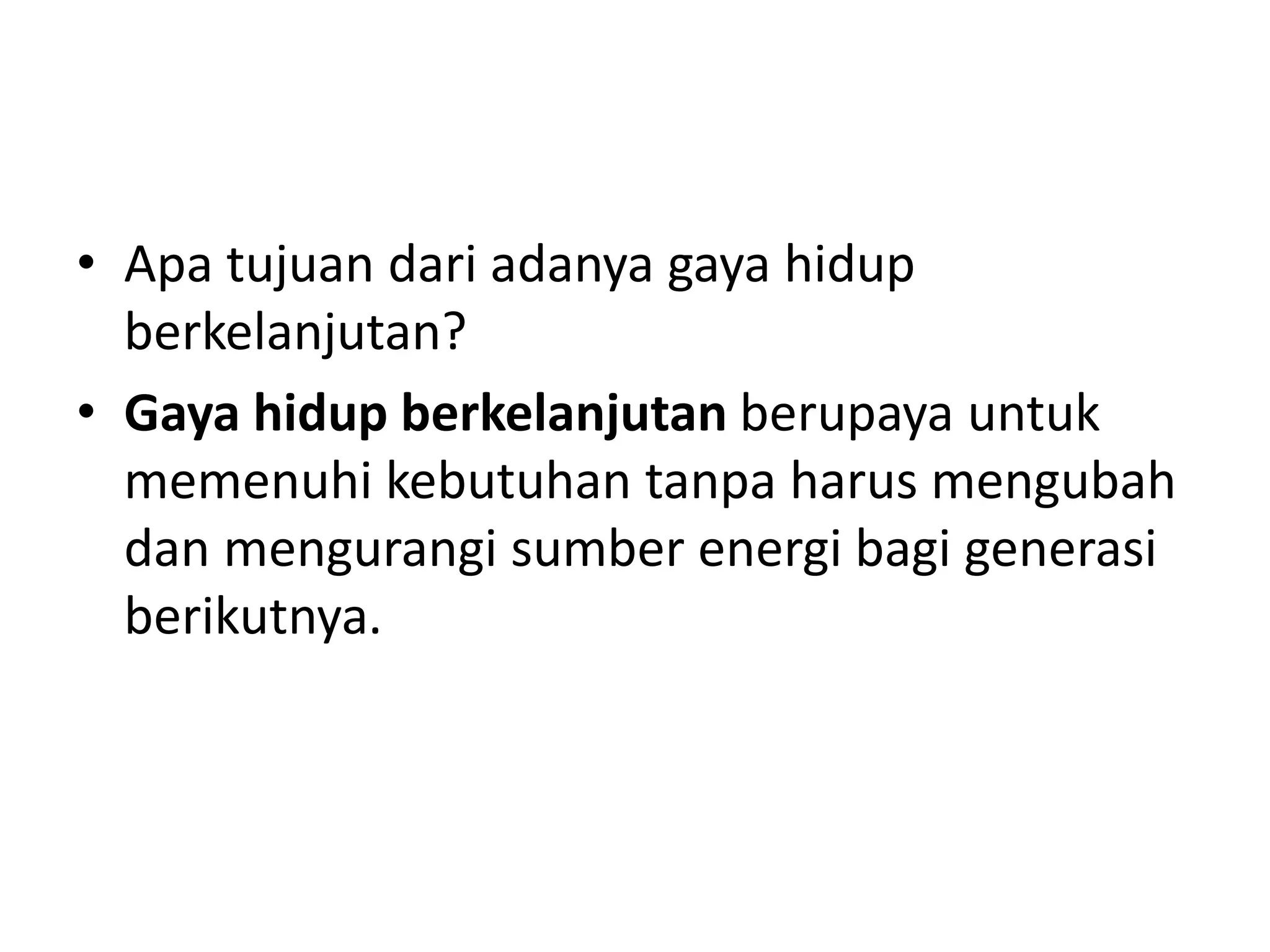 PowerPoinT Projek Gaya Hidup Berkelanjutan | PPTX