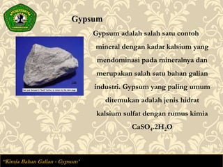 Ppt batu gips fix | PPTX