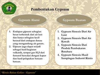 Ppt batu gips fix | PPTX