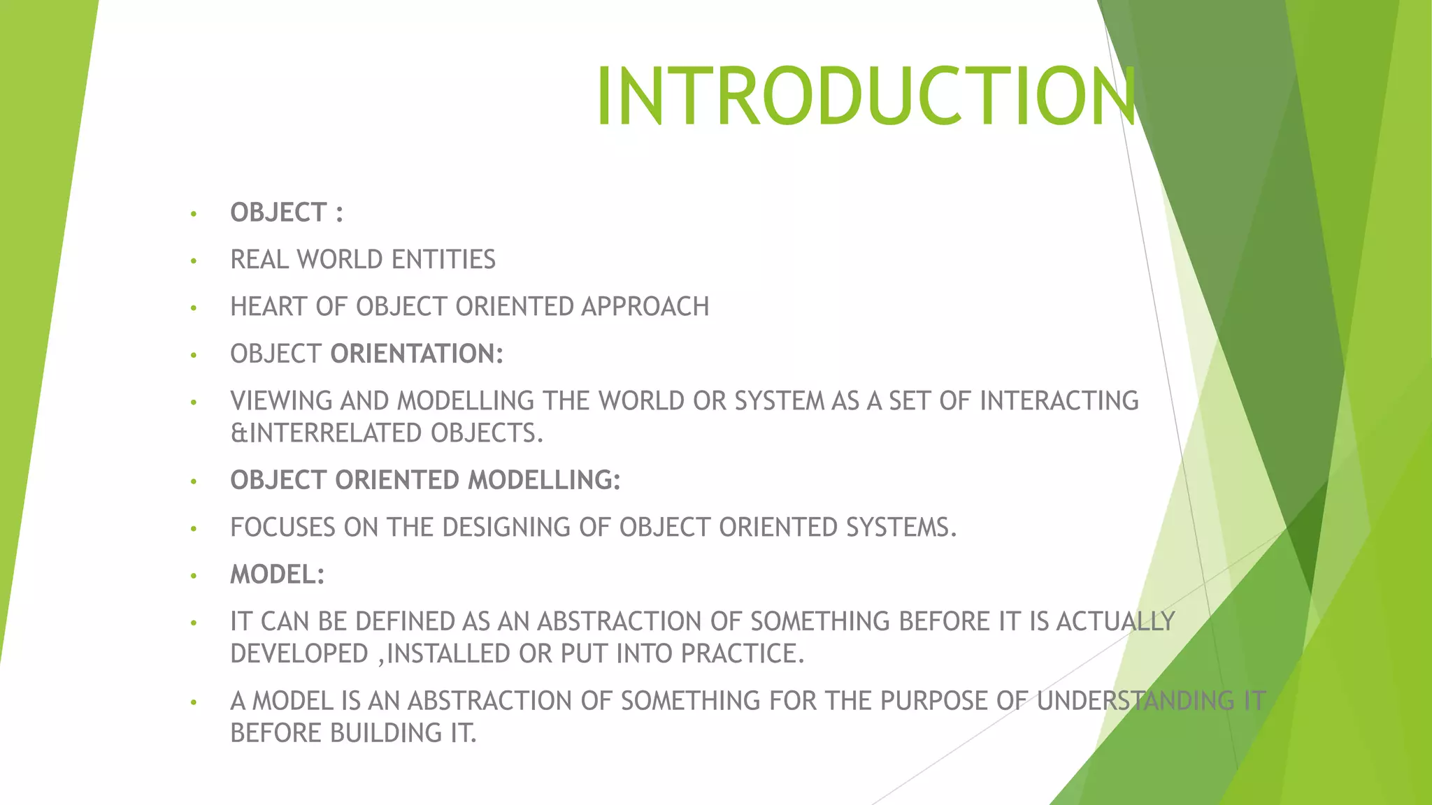Object Oriented Data Model Ppt