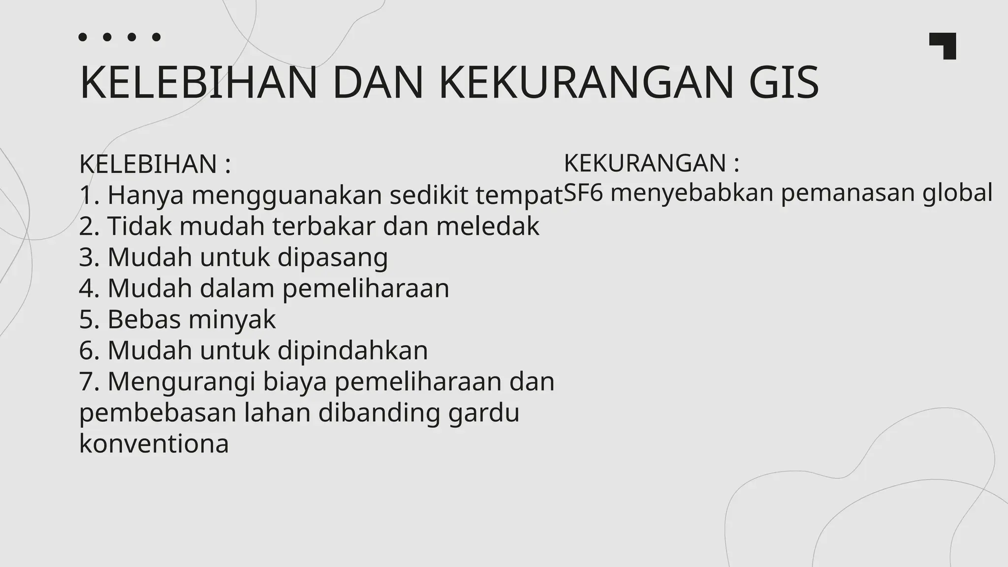 Gas Insulated Swichgear ( SF6) atau Gas Insulated Substation | PPTX