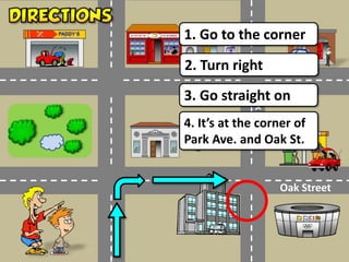 Ppt giving directions | PPTX