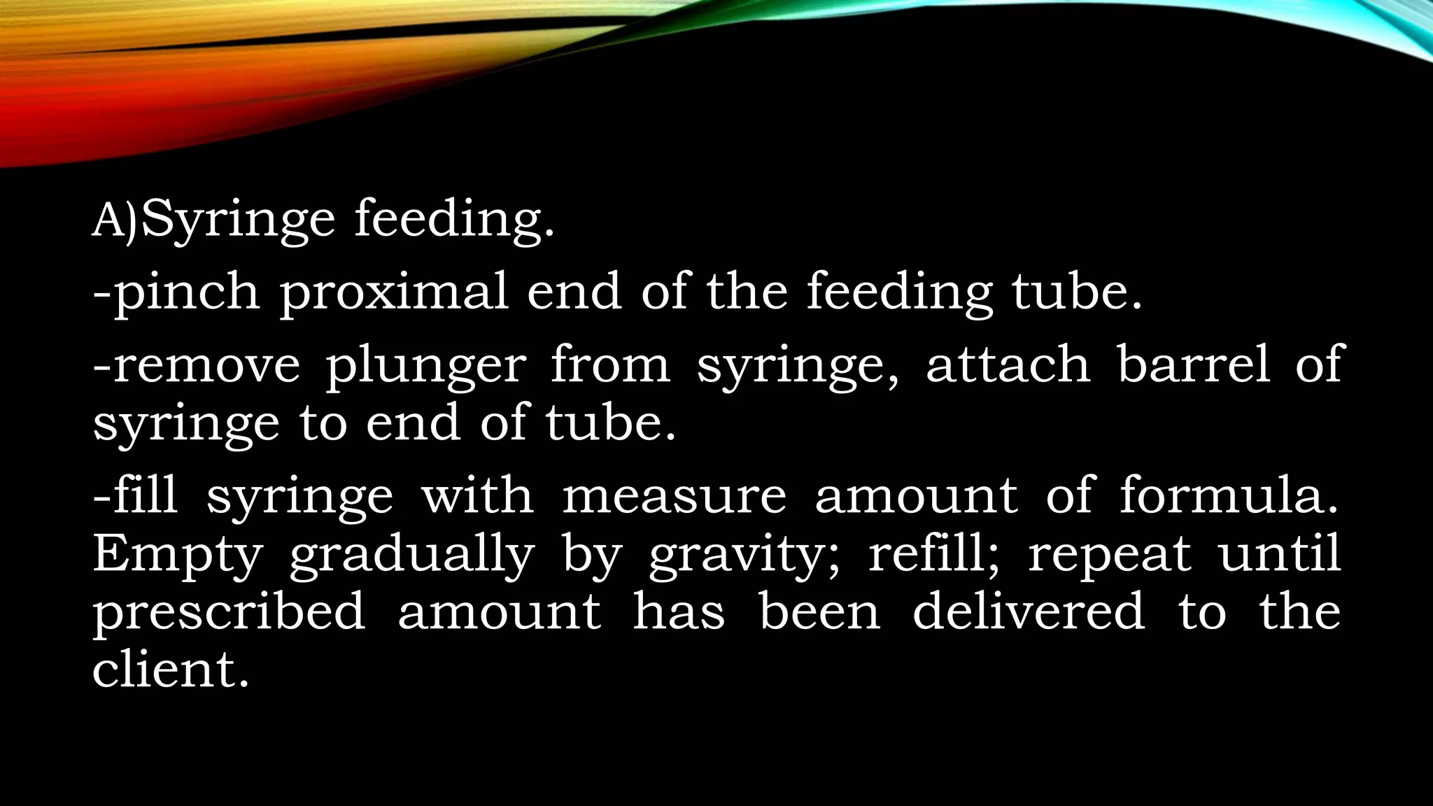 presentation on gastrostomy and jejunostomy feeding | PPTX