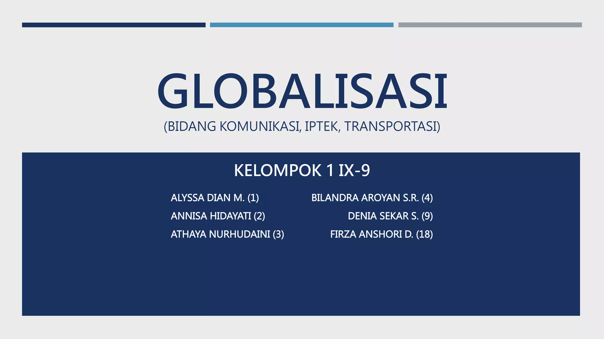 Ppt globalisasi | PPT