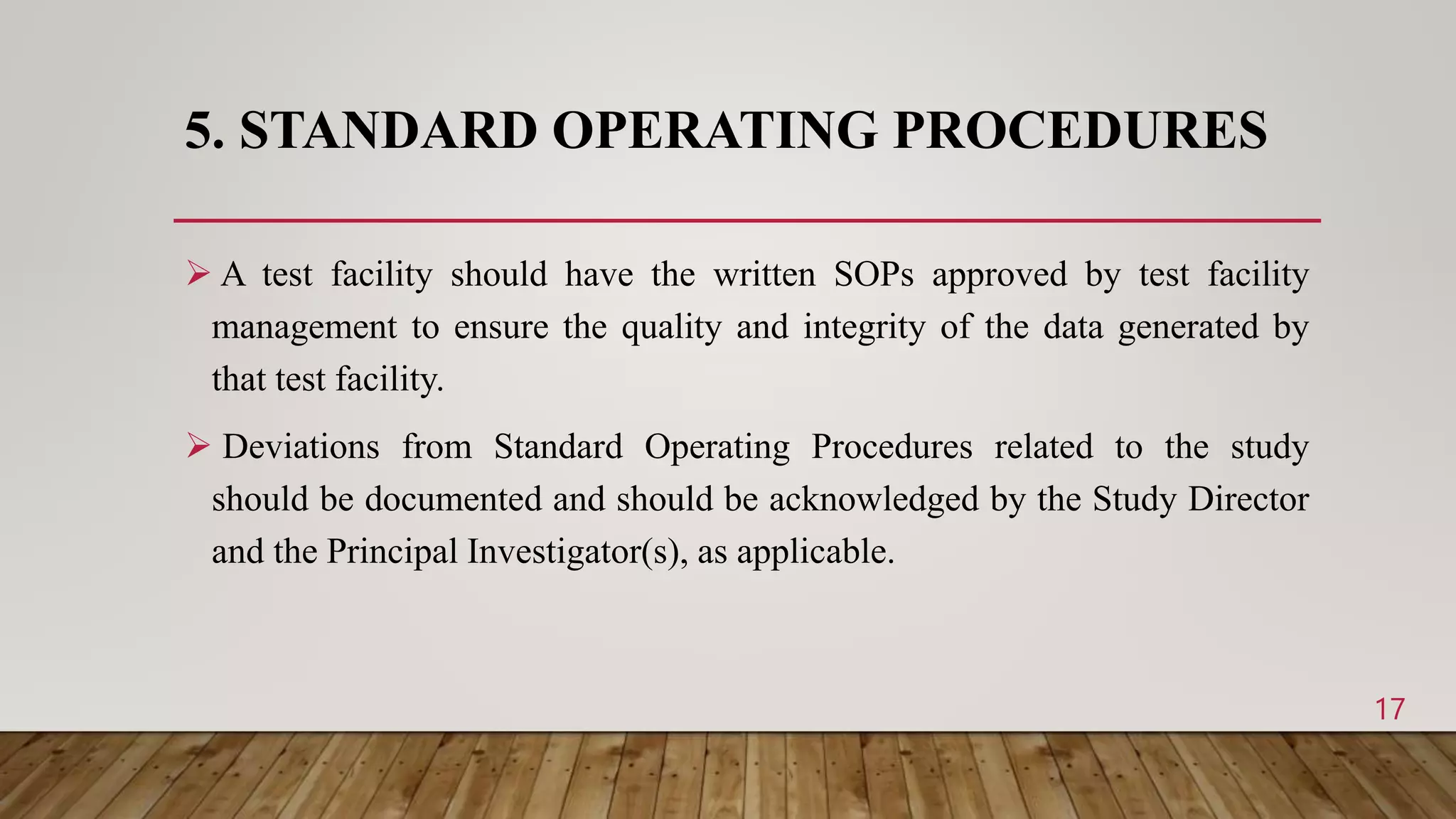 OECD principles of GLP | PPTX