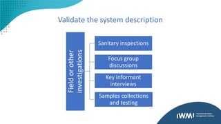 Describe the existing sanitation system - Module Three of Governance ...