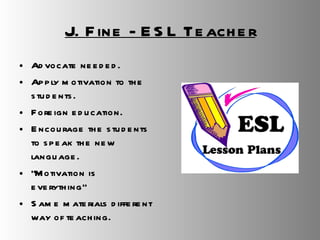 Struggles of the ESL students | PPT | Secondary Education | Education
