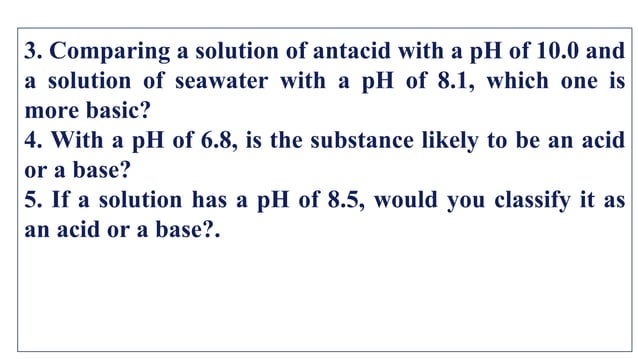 Presentation Grade-7 Acid and Base .pptx | Chemistry | Science