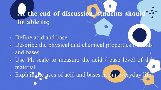 Presentation Grade-7 Acid and Base .pptx | Chemistry | Science