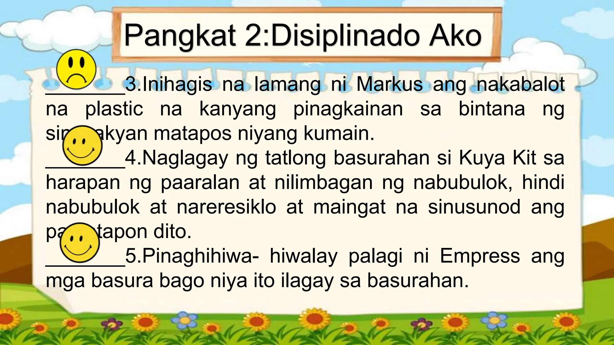 PPT_Grade4_ESP.pptx_ Disiplina sa Pagtatapon ng Basura | PPTX